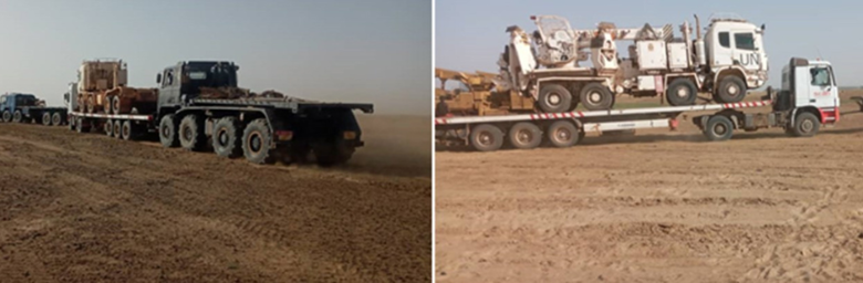 Successful heavy cargo transport through high-risk and challenging ...